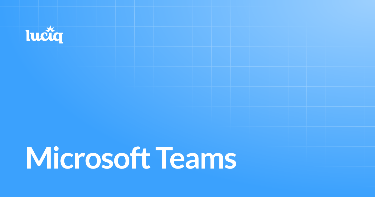 Microsoft Teams | iOS | Luciq Docs